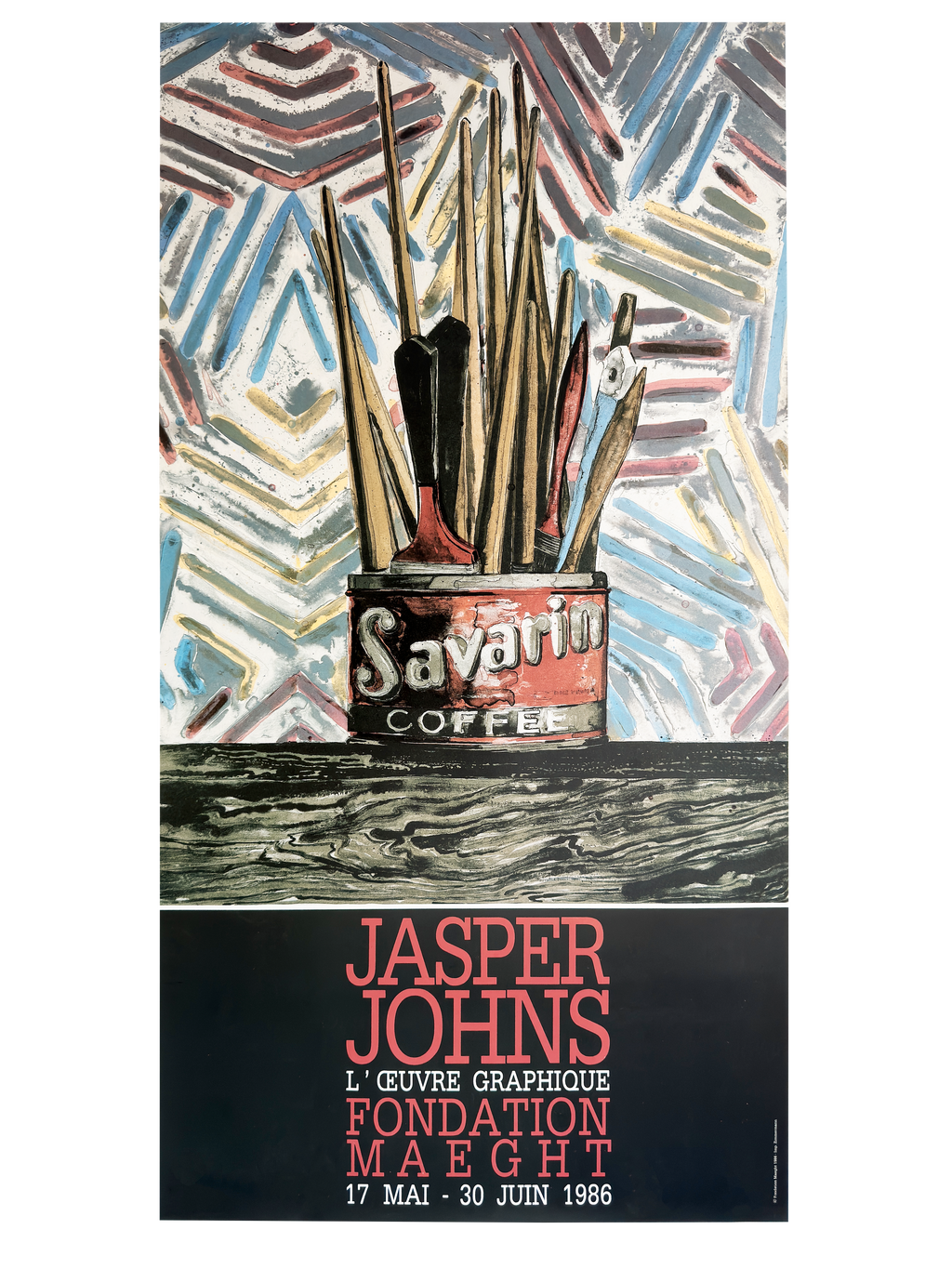 Original John Jasper Poster 1986 - Fondation Maeght – nbmposter