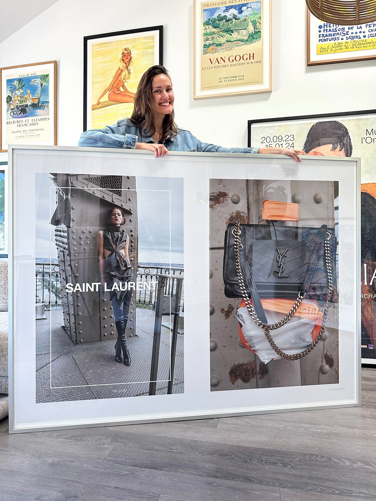 Original YSL Poster Eiffel Tower, Paris 2019 – nbmposter