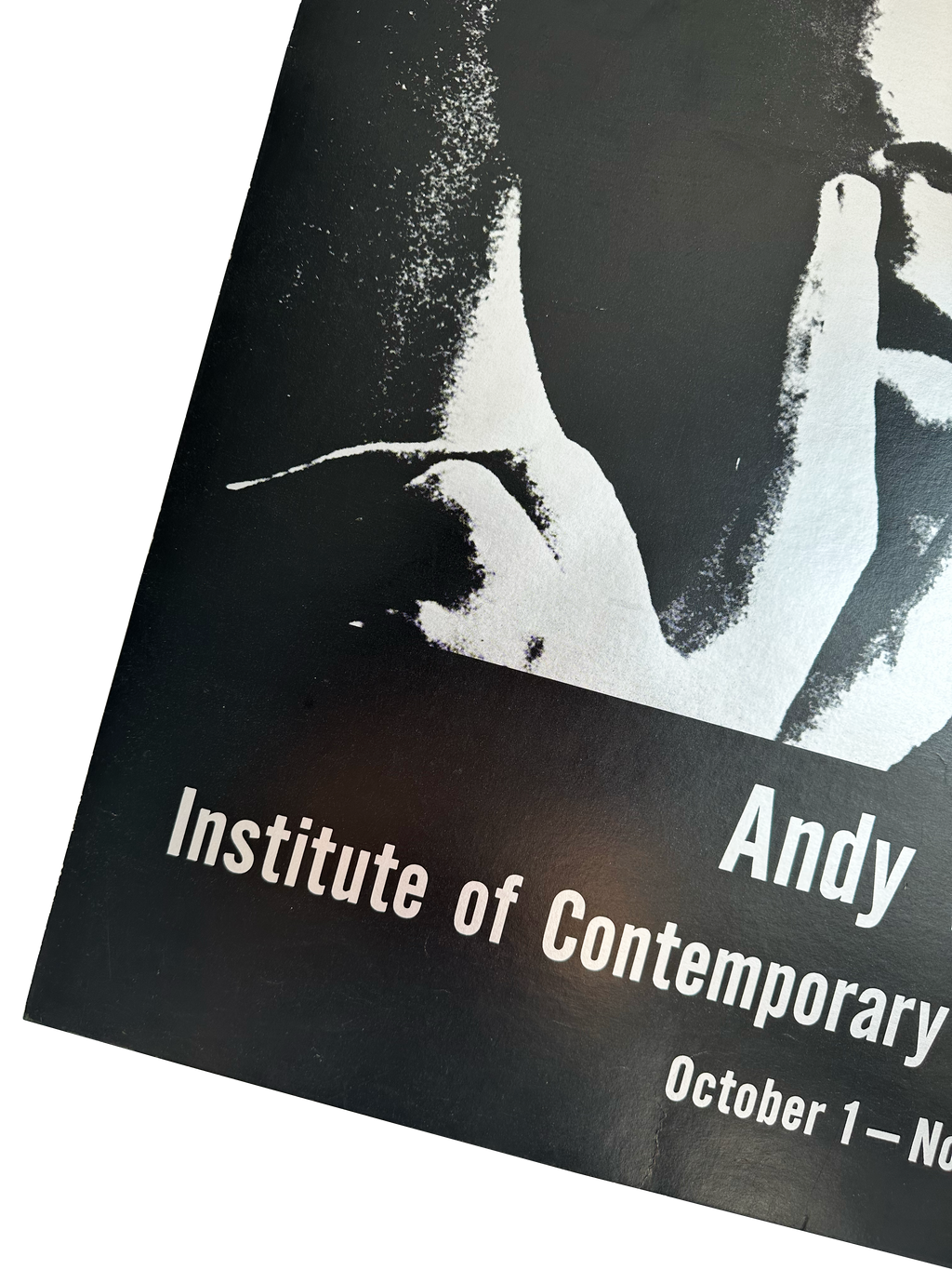 Original Andy Warhol Exhibition Poster – ICA Boston, 1966 – nbmposter