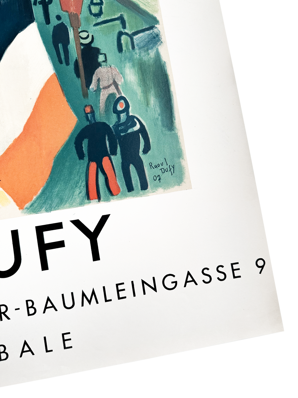 Original Raoul Dufy Poster Galerie Beyeler-Baumleingasse, Mourlot - 19 ...