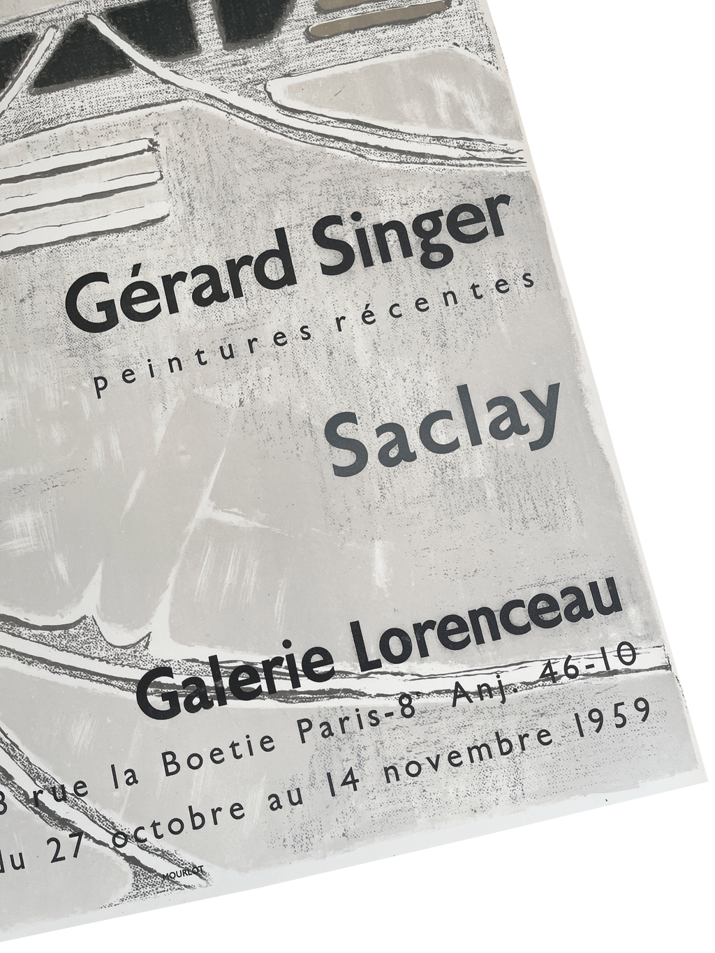 Original Gerard Singer Poster Galerie Lorenceau, 1959 - Mourlot – nbmposter