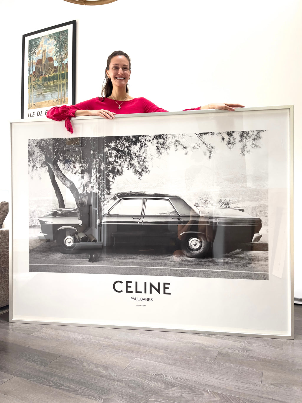 Original Celine Poster Black Car, 2022 – nbmposter