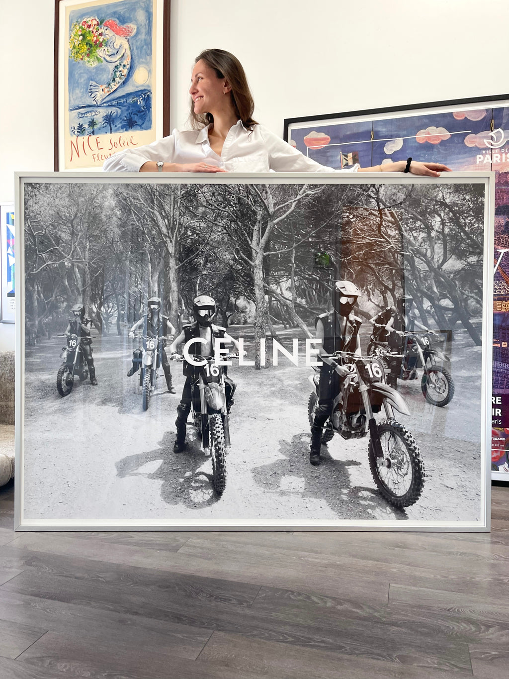 Original Celine Poster "Motocross #16" - 2022 (Big Size) – nbmposter