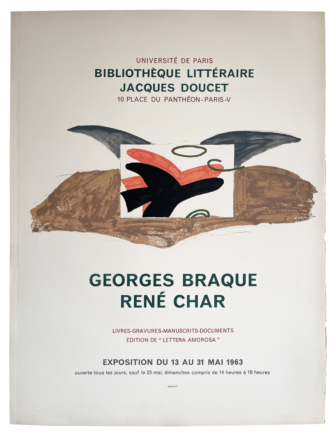 Original Poster Jacques Doucet by Georges Braque, 1963 - Arch Paper ...