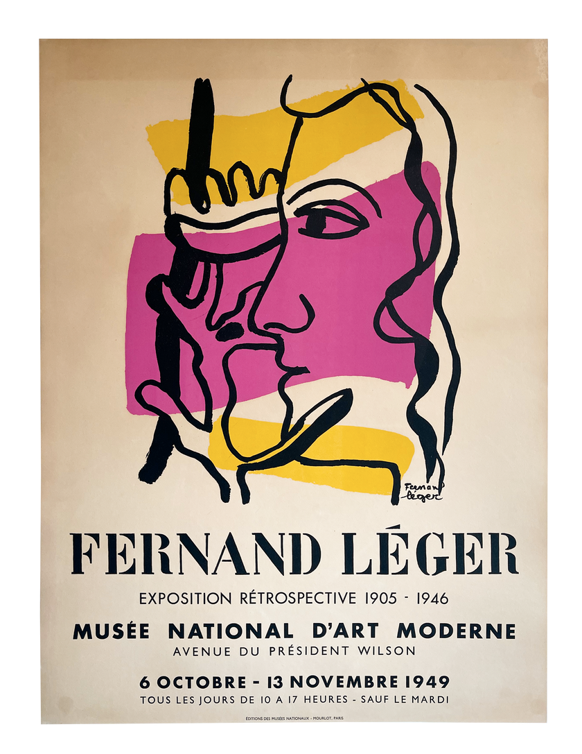 Original Fernand Leger Poster 1949 - Mourlot – nbmposter