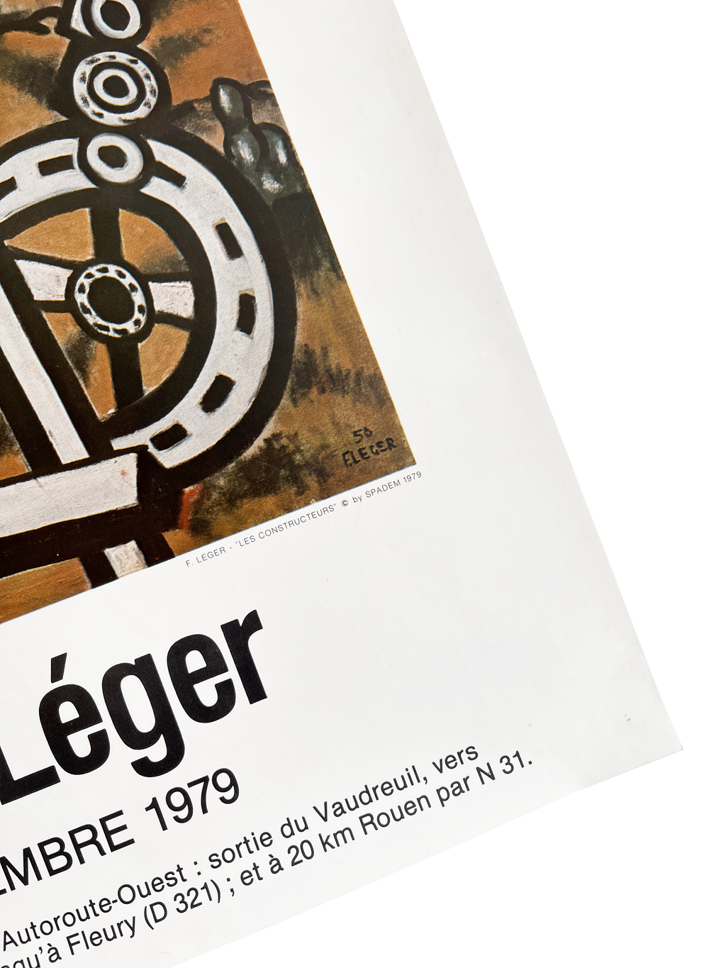 Original Fernand Leger Poster "Chateau De Vascoeuil" - 1979 – nbmposter