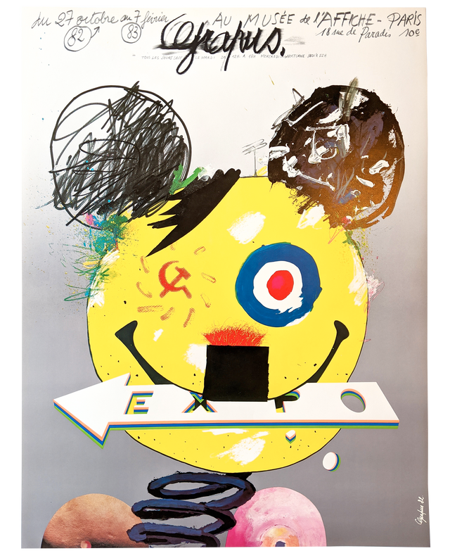 Original Grapus Exhibition Poster 1982 – nbmposter