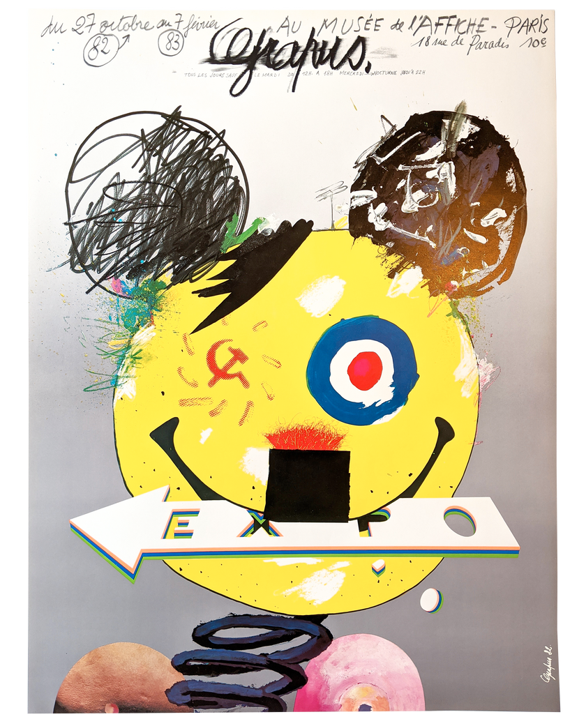 Original Grapus Exhibition Poster 1982 – nbmposter