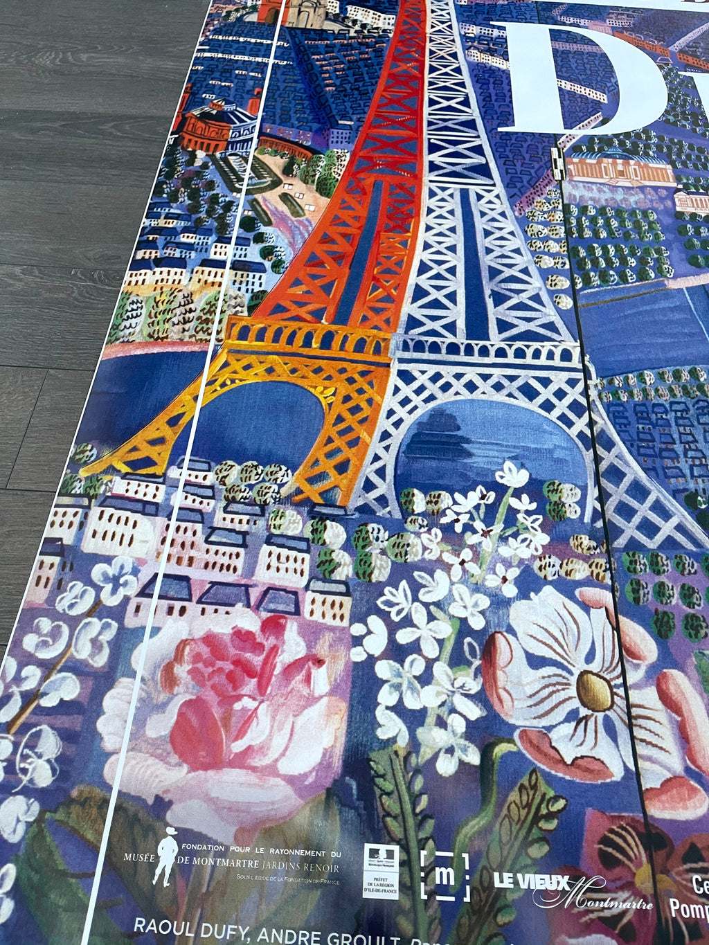 Original Large Dufy Poster "Le Paris De Dufy" - Musée Montmartre Jardi ...