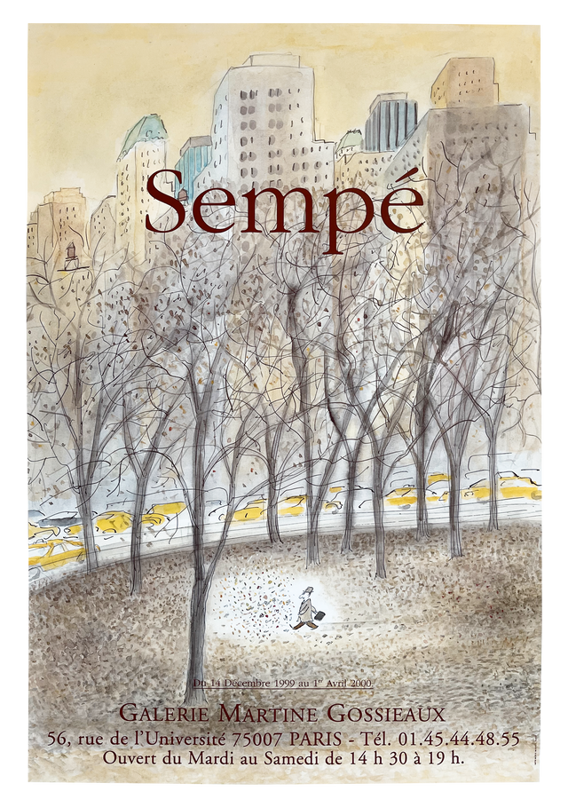 Original Poster By Sempe 1999 - Paris – nbmposter